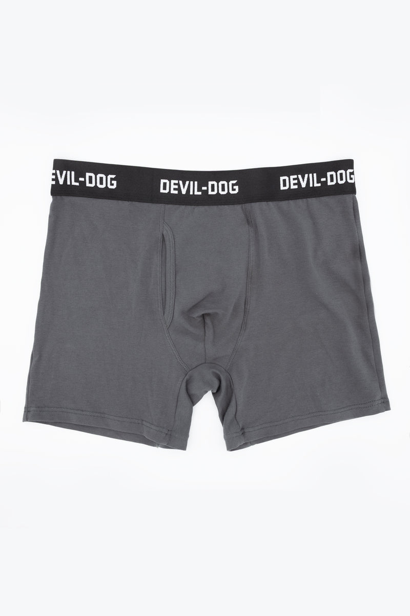 Boxer Brief All-Around Logo - Dark Gray – DEVIL-DOG Dungarees
